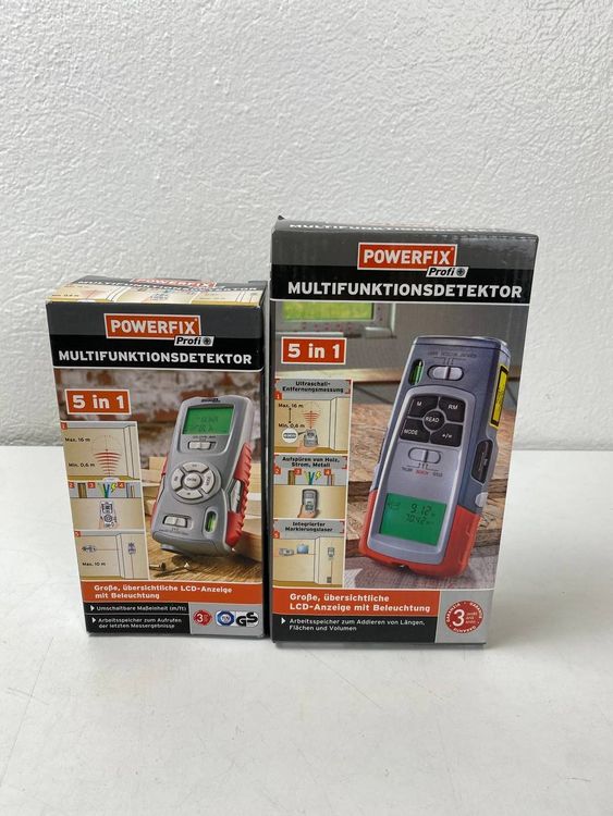 Powerfix Multifunktionsdetektor 5in1 2er Set NA 6386 (Gebraucht) in ...