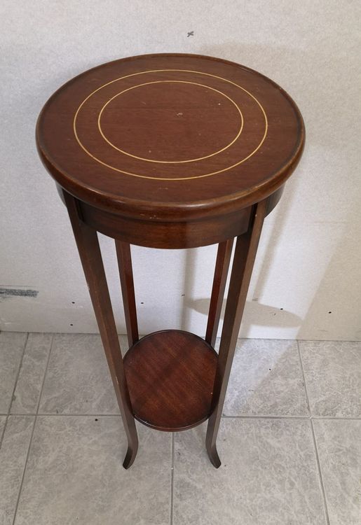 Beistelltisch Blumentisch rund aus Holz | Kaufen auf Ricardo