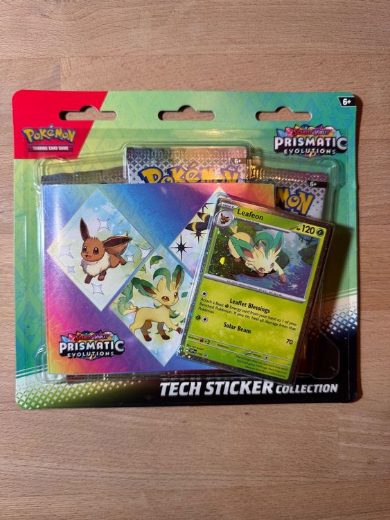 Pokemon Prismatische Entwicklung Tech Sticker Collection (Neu und ...
