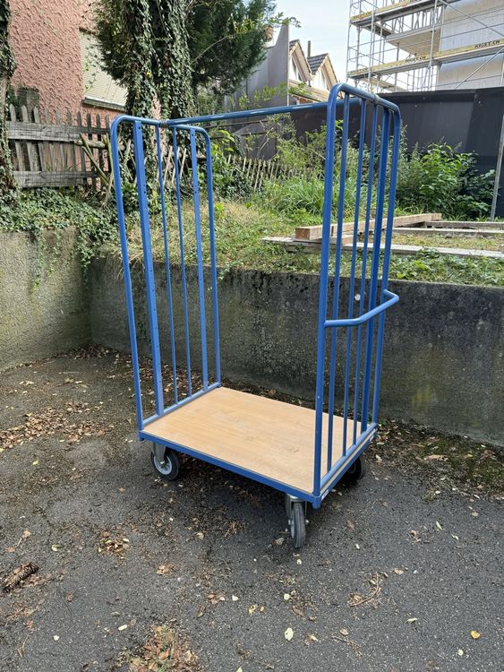 Transportwagen Lagerwagen Rollwagen Hulftegger 500kg blau | Kaufen auf ...