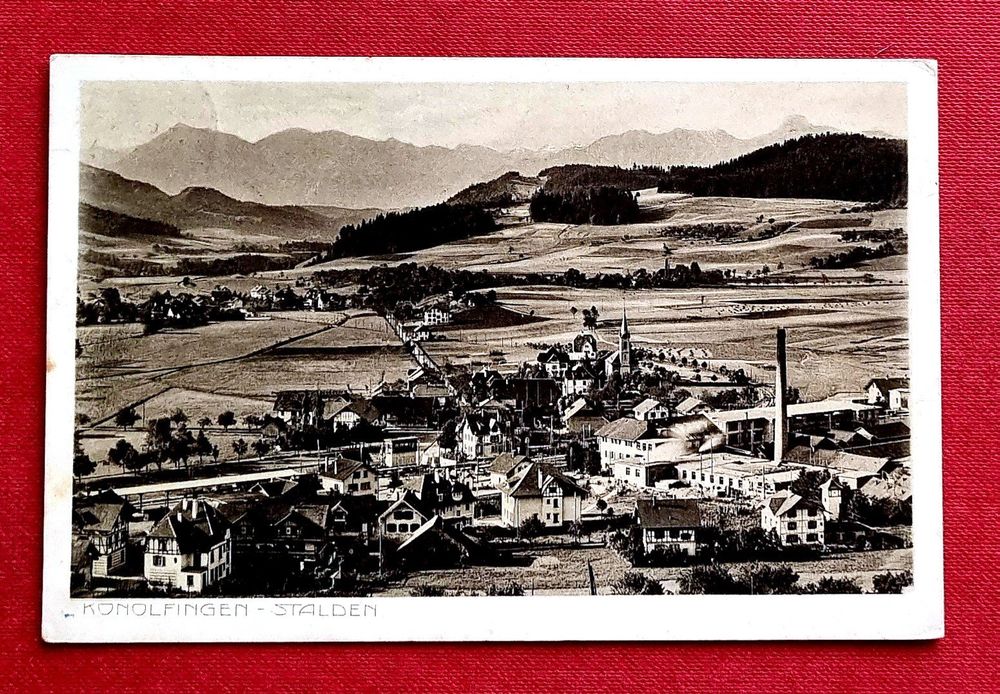 Konolfingen - Stalden - Dorfpartie - Fabrik mit Hochkamin (Gebraucht) in Rothrist für CHF 12 ...