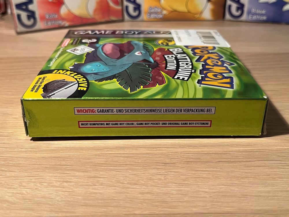 Pokemon Blattgrüne Edition OVP + Wireless Adapter Gameboy (Gebraucht ...