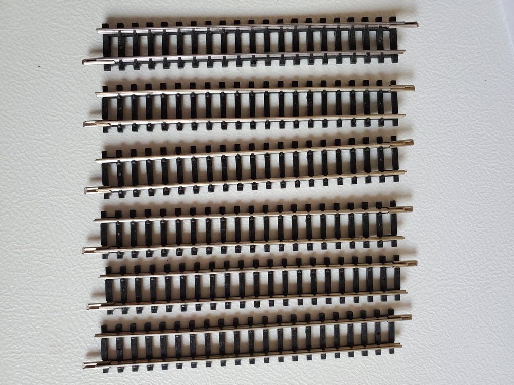 6 Rails droites 104,2 mm (5 Roco,1 Trix) | Kaufen auf Ricardo