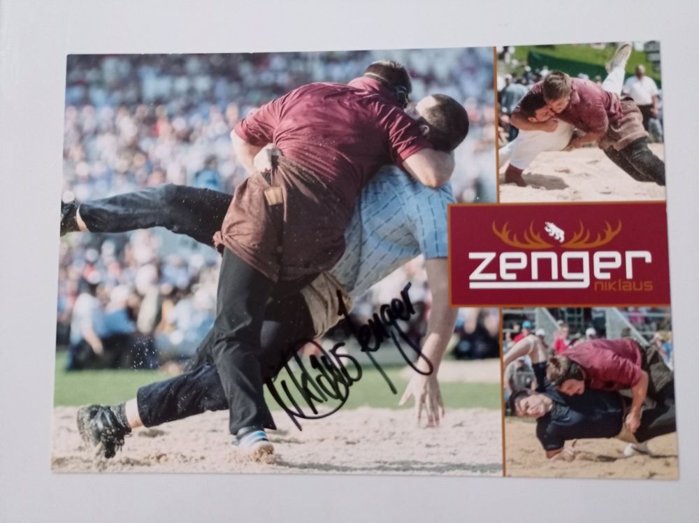 Niklaus Zenger original signierte Autogrammkarte 15*20cm | Kaufen auf ...