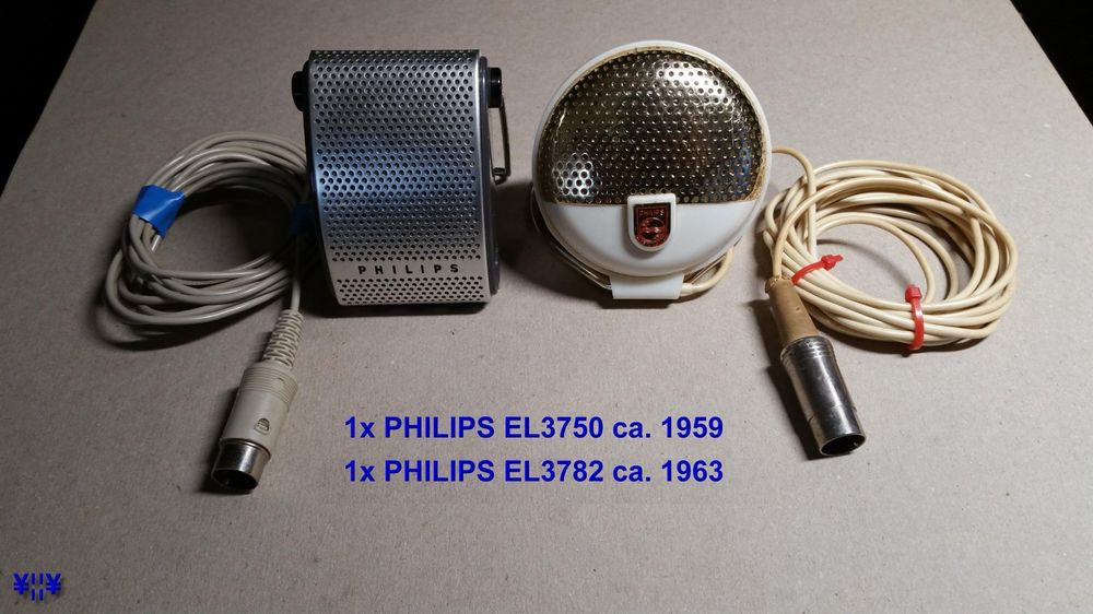 PHILIPS EL3750 & EL33782 Dynamische Mikrofone - selten ¥¦¦¥ | Kaufen auf Ricardo