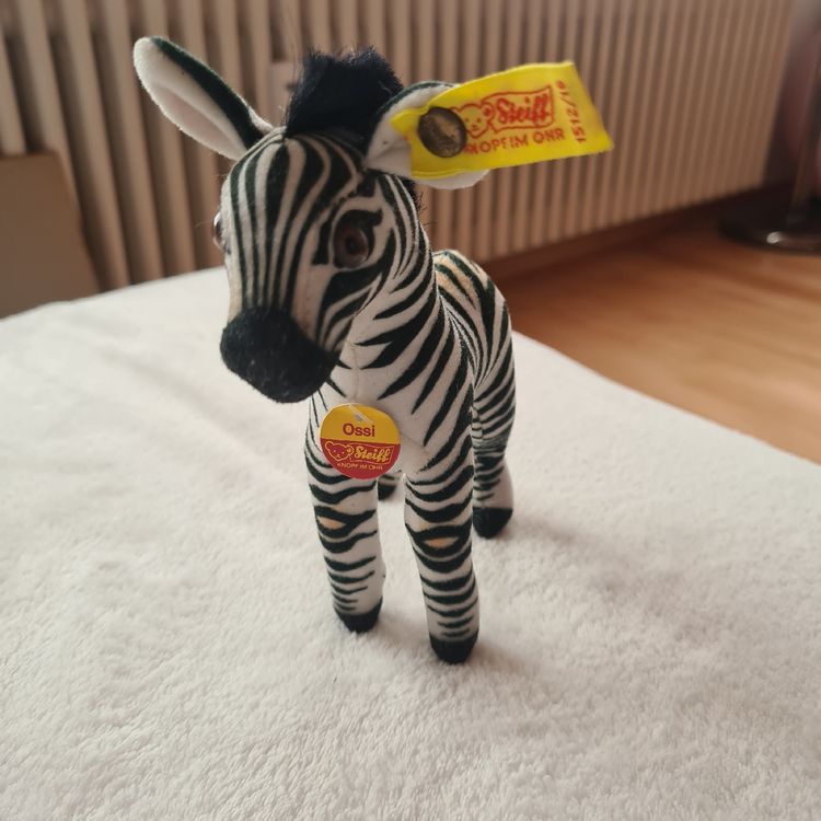 Vintage Original Steiff Ossi Zebra 1512/16 (Gebraucht) in Horgenberg ...
