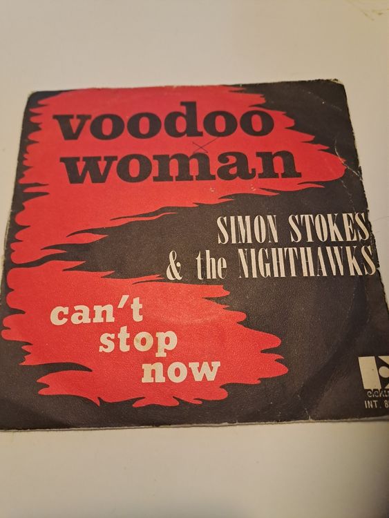 7" SIMON STOKED & NIGHTHAWKS "VOODOO WOMAN" ELEKTRA FRANCE (Gebraucht ...