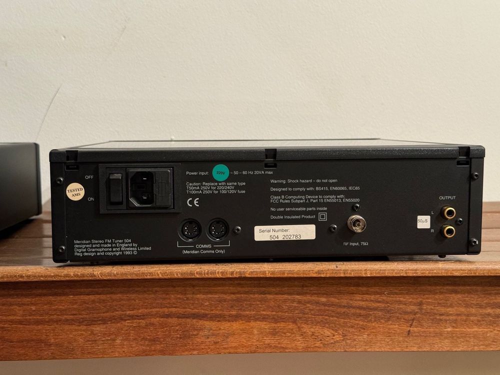 Meridian 504, Stereo FM Tuner (Gebraucht) in Zürich für CHF 100 – mit ...