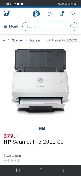 HP Scanjet Pro 2000 s2 Scanner | Kaufen auf Ricardo