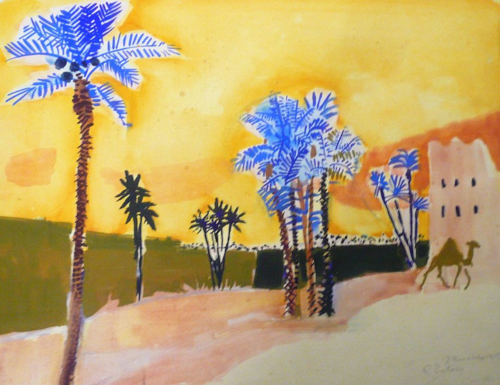 Gottfried TRITTEN, 1952, Aquarell bez. MAROKKO | Kaufen auf Ricardo