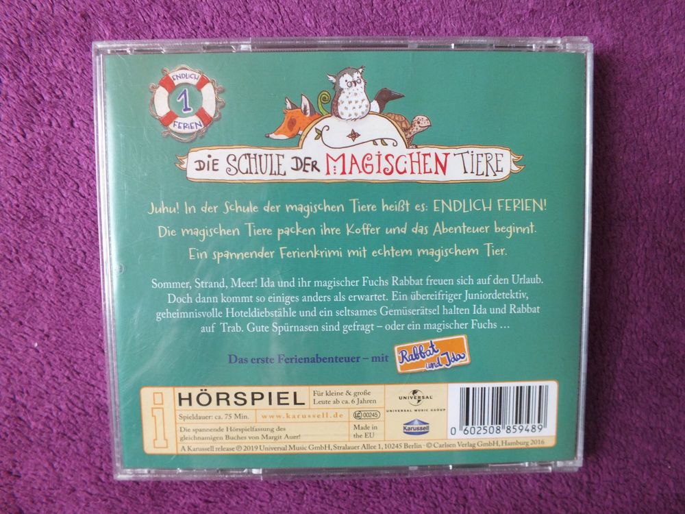 Die Schule der magischen Tiere - Endlich Ferien - CD (Gebraucht) in ...