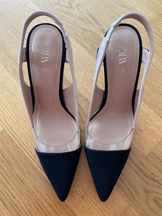 Zara Pumps neu Gr. 37 Sandalen Sandaletten Wildleder | Kaufen auf Ricardo