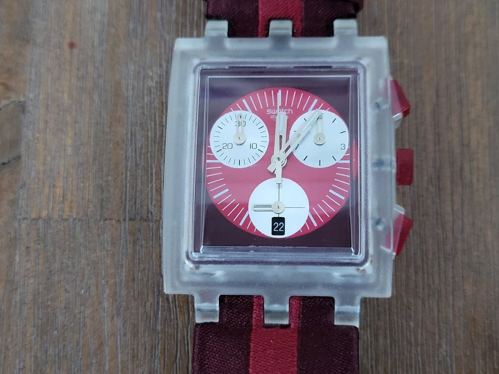 SWATCH SQUARE CHRONO NEU | Kaufen auf Ricardo