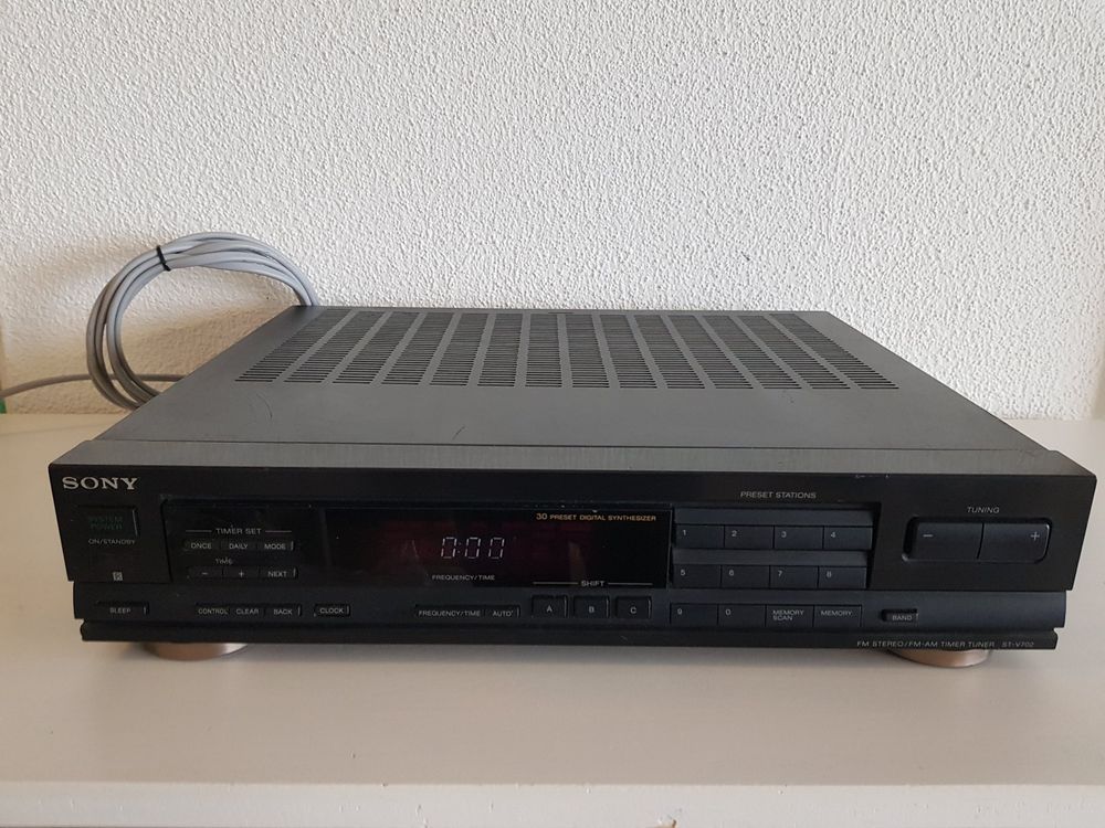 SONY ST-V702 FM Stereo / FM-AM Timer Tuner (Gebraucht) in Gossau SG für ...