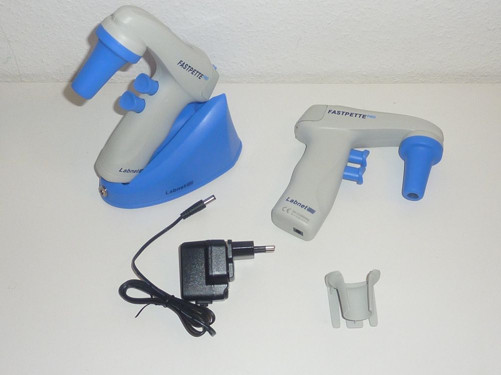 2 x Labnet Fastpette Pro Pipette Controller SET + Zubehör (Gebraucht ...