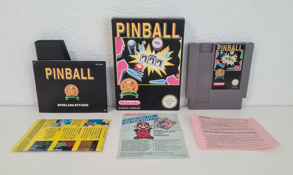 PINBALL Classic Serie - CIB / Pal B Nintendo NES (Gebraucht) in ...
