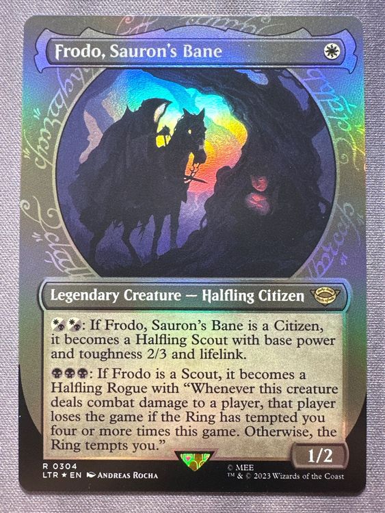 Frodo, Sauron’s Bane FOIL Variant 0304 Lord of the Rings | Kaufen auf ...