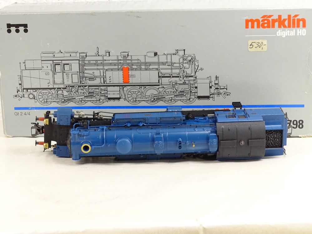 Märklin 3789 Mallet Dampflok Blau, Gt 2 4x4, H0,WS/AC,OVP (Gebraucht ...