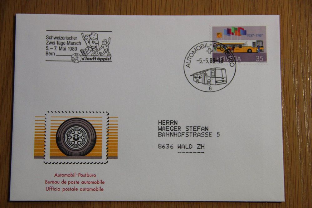 Schweiz 1989 - Schweizerischer Zwei-Tage-Marsch Bern 1989 (Neu (gemäss Beschreibung)) in Jona ...