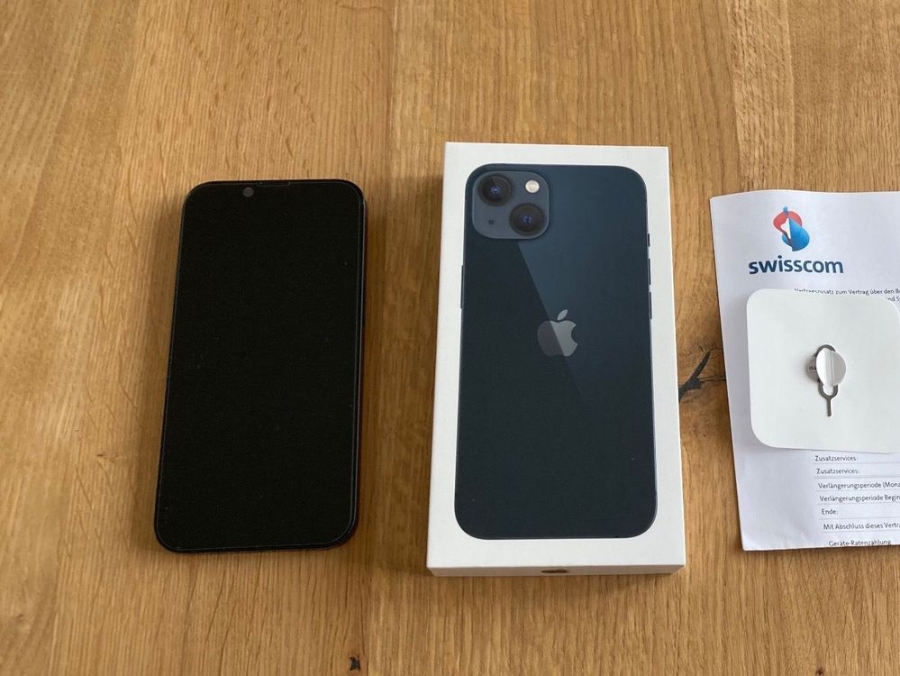 iPhone 13 - 128 GB - Restgarantie bis 20.08.2024 inkl. OVP (Gebraucht ...
