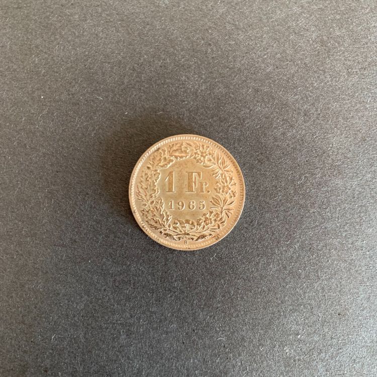 1965 Münze 1 Franken Silber (Gebraucht) in Eggersriet für CHF 2.4 – mit Lieferung auf Ricardo kaufen
