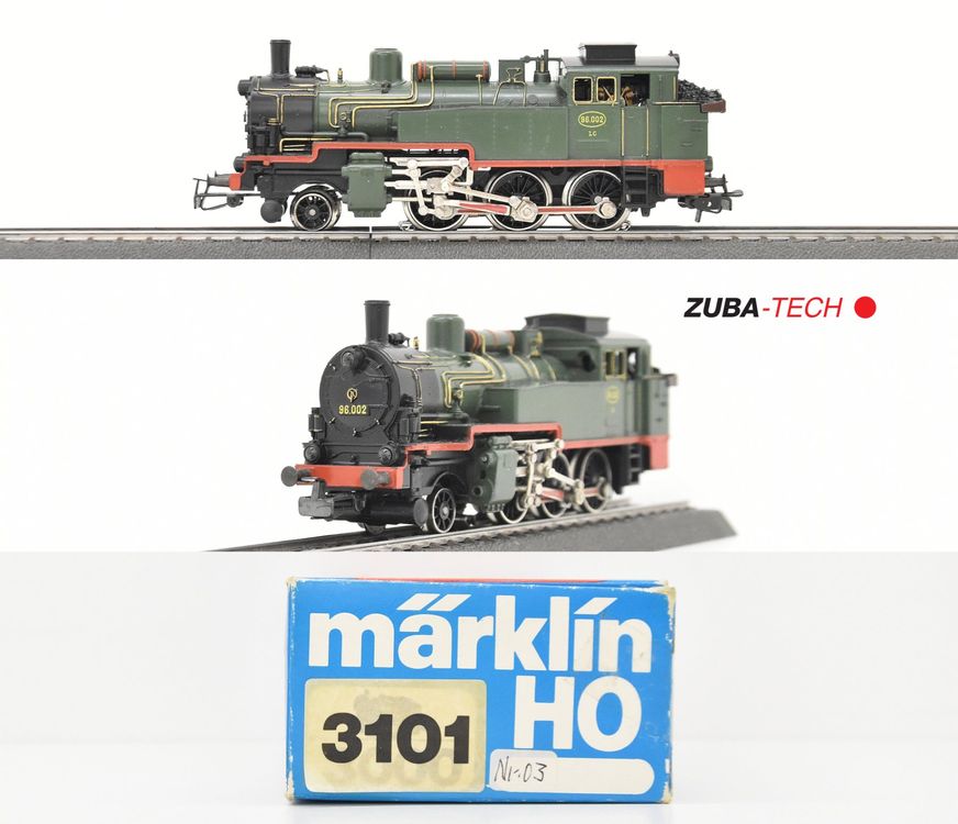 Märklin 3101 Dampflok BR 96 der SNCB H0 WS Digital mit OVP (Gebraucht ...