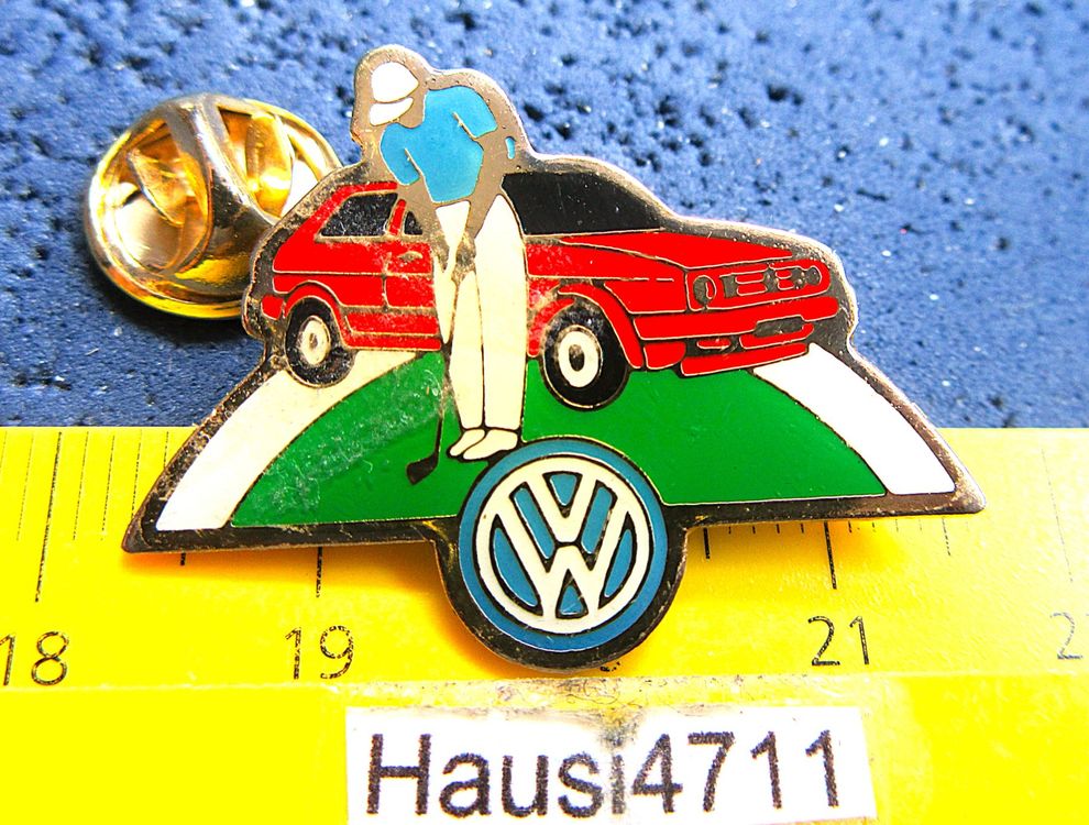 VW GOLF UND GOLF SPORT PIN GLASIERT 36mm GOLDIG (Gebraucht) in Ettingen ...