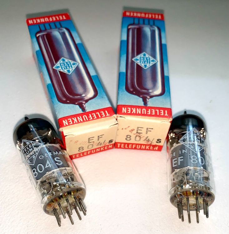 2 Röhren / Radioröhren EF804S (NF-Pentode) NOS, Telefunken (Neu (gemäss Beschreibung)) in Biel ...