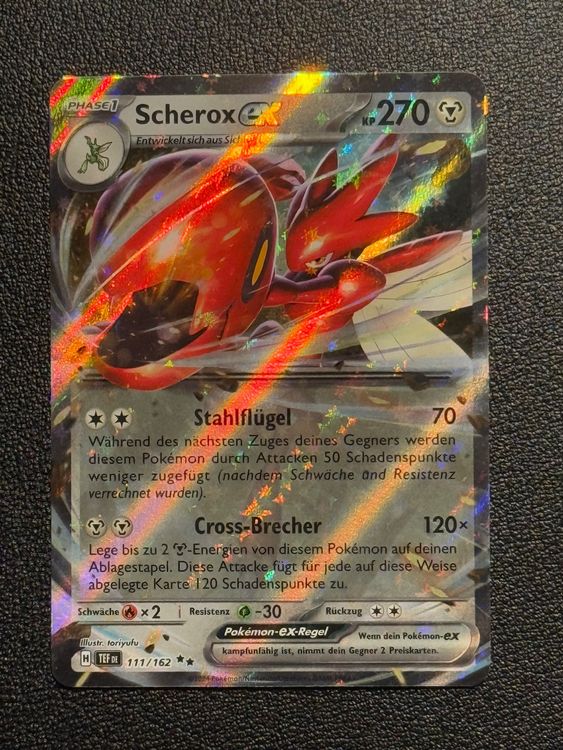 Scherox ex 111/162 Temporal Forces Pokemon Karte Deutsch | Kaufen auf ...