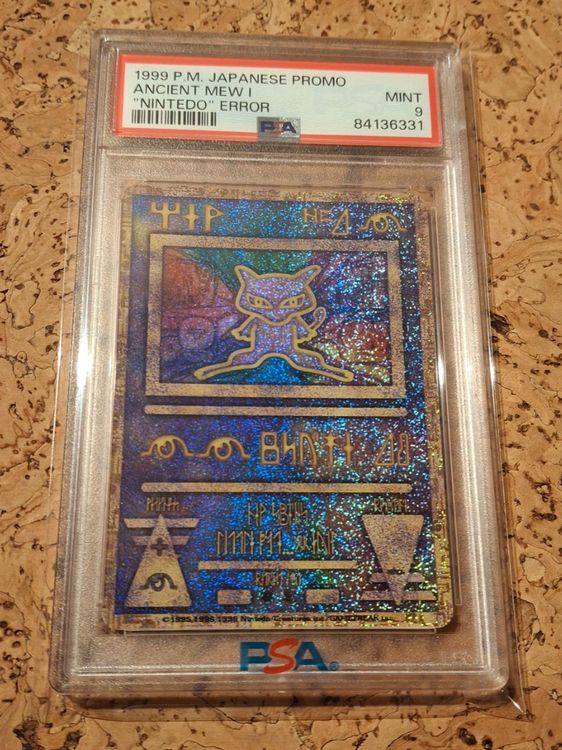 Ancient Mew 1999 "Nintedo" error PSA 9 (Neu und originalverpackt) in ...