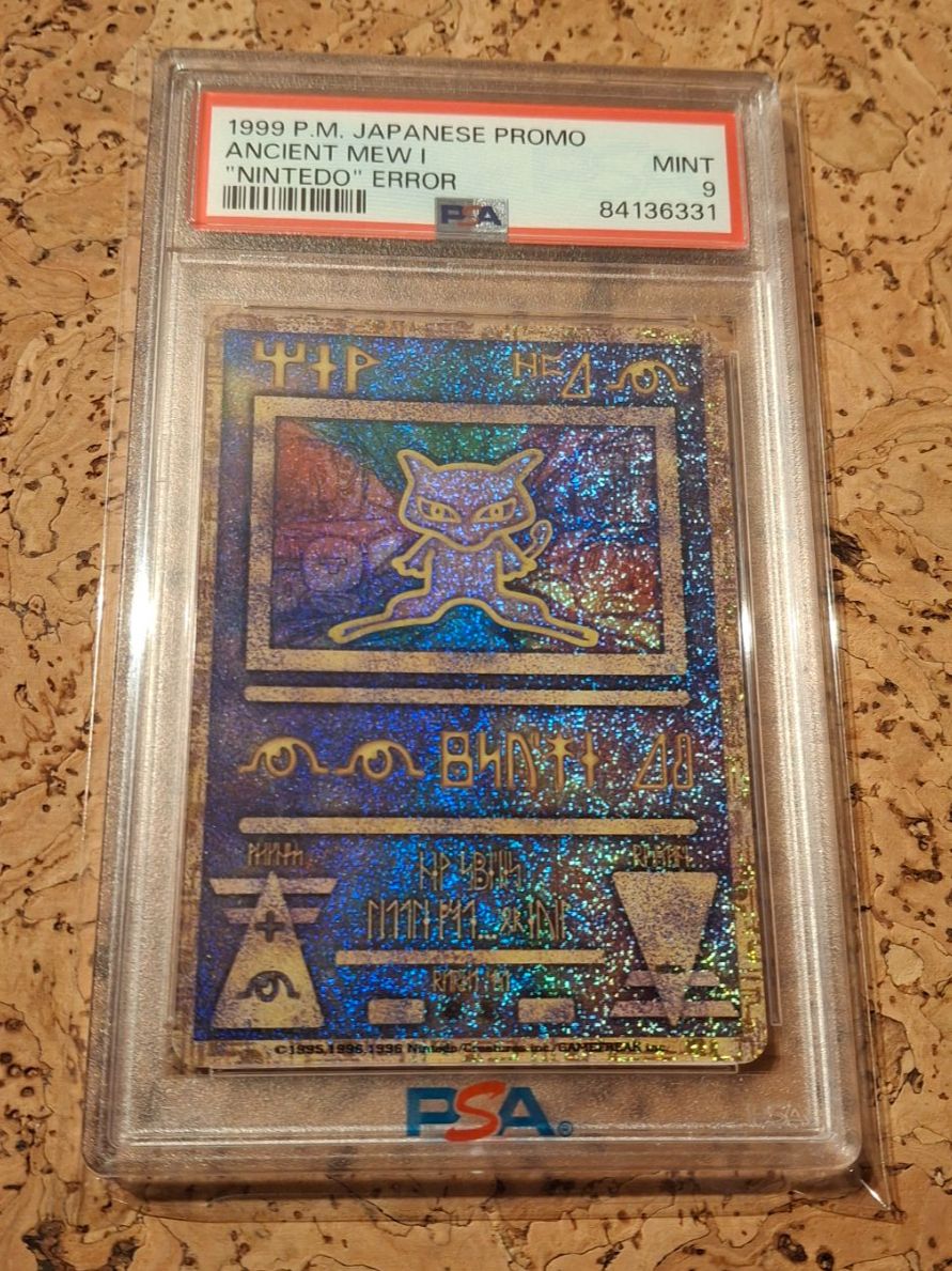 Ancient Mew PSA 9 "Nintedo" error 1999 (Neu und originalverpackt) in ...