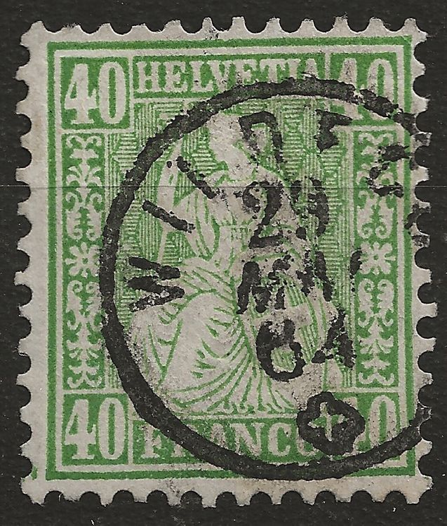40 Rp sitzende Helvetia "WILDEGG" | Kaufen auf Ricardo