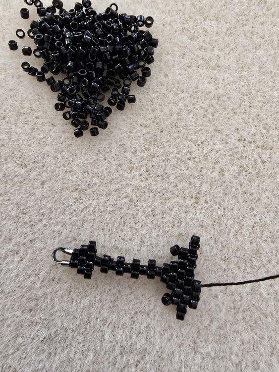 Pendentif Scorpion en perles Miyuki Fait main (Neuf avec emballage d ...