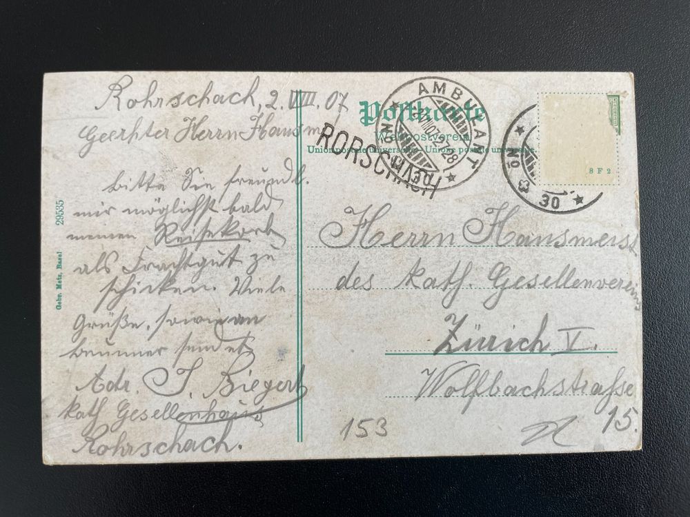 AK Panorama Bodensee, Rorschach, Staad, Rheineck, Heiden (Gebraucht) in Thal für CHF 3 – mit ...