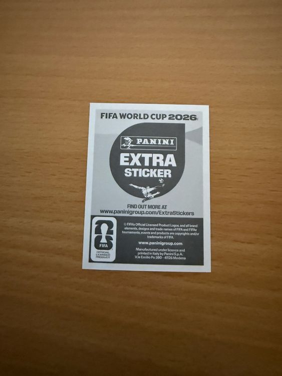 Panini 2026, Extra Sticker Silber Cody Gakpo (Neu (gemäss Beschreibung ...