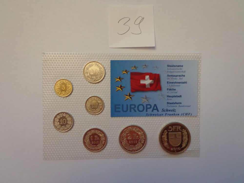 Münzen, Geld, Rappen, Franken, Sammlung, Antik (Gebraucht) in Andeer für CHF 10 – mit Lieferung ...