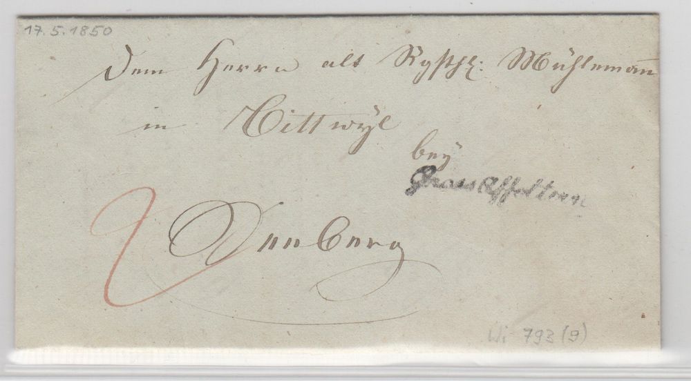 Pli Grossaffoltern de 1850 oblitération cursive | Kaufen auf Ricardo