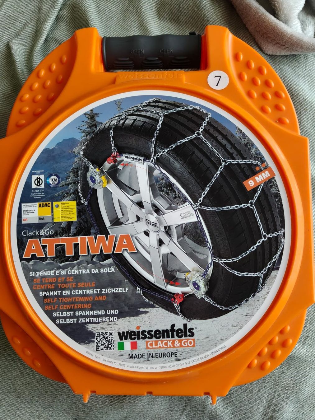 Chaine à neige ATTIWA Click & Go Taille 7 (Neu und originalverpackt) in ...