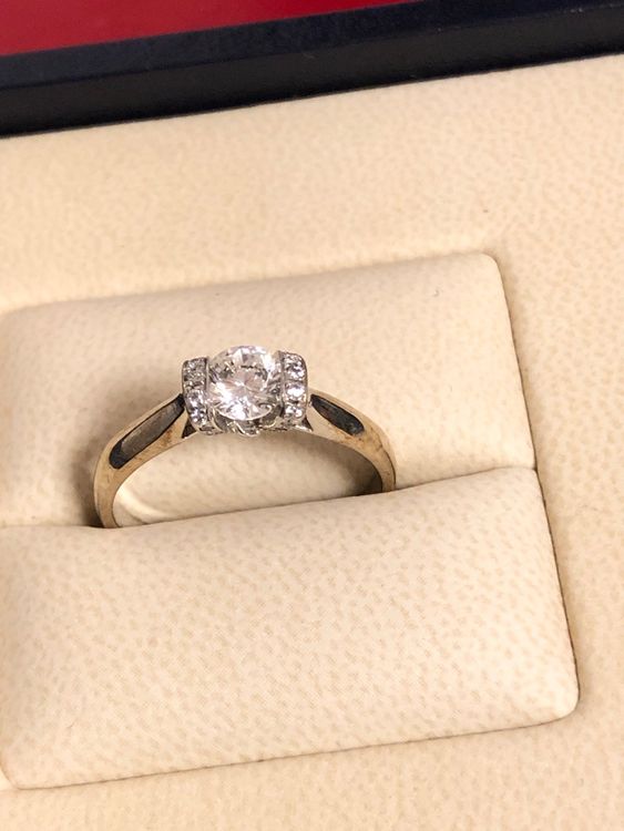 Ring gestempelt Pt 950 (Gebraucht) in Gümmenen für CHF 294 – mit Lieferung auf Ricardo kaufen