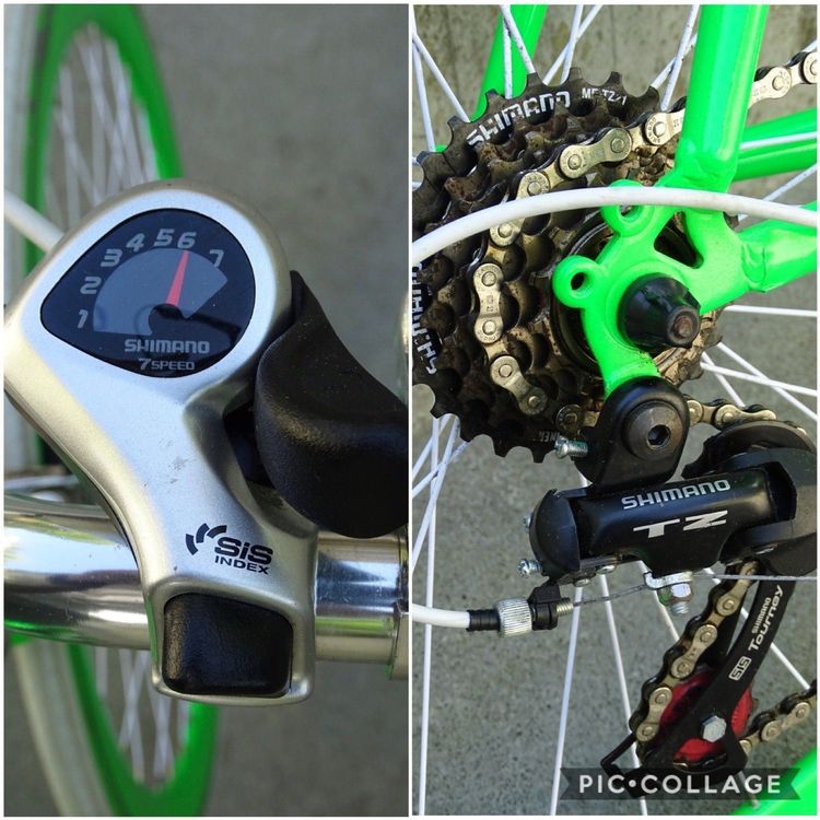 Stylishes Design Citybike Velo NEON GRÜN | Kaufen auf Ricardo