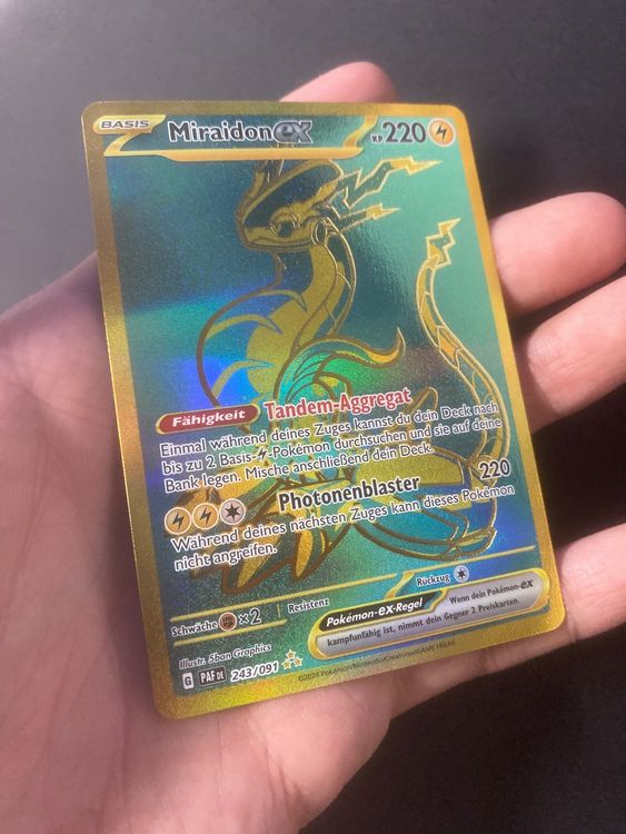 Miraidon ex Gold 243 - Secret Rare - Paldean Fates - DE | Kaufen auf ...