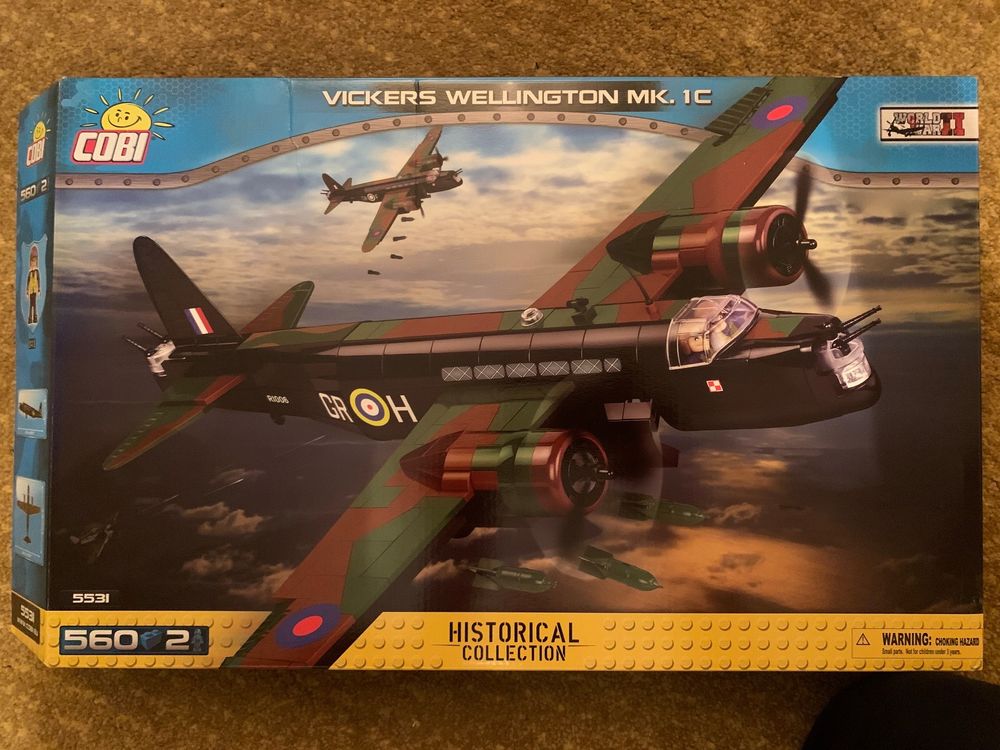 Cobi Vickers Wellington MK. 1C 560 Teile LEGO Komp. Ovp BA (Neu (gemäss ...