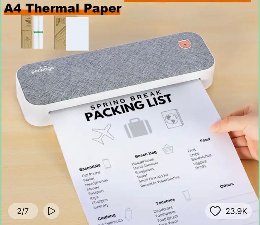 A4 Termal Paper 2 Rollen (Neu (gemäss Beschreibung)) in St. Gallen für ...