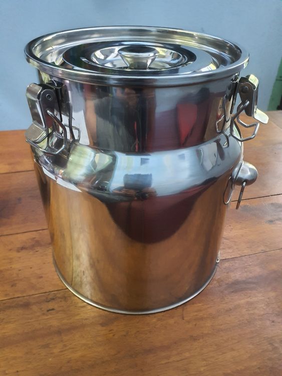 boille à lait, bidon en acier inoxydable 7,5 litres (Neu (gemäss ...