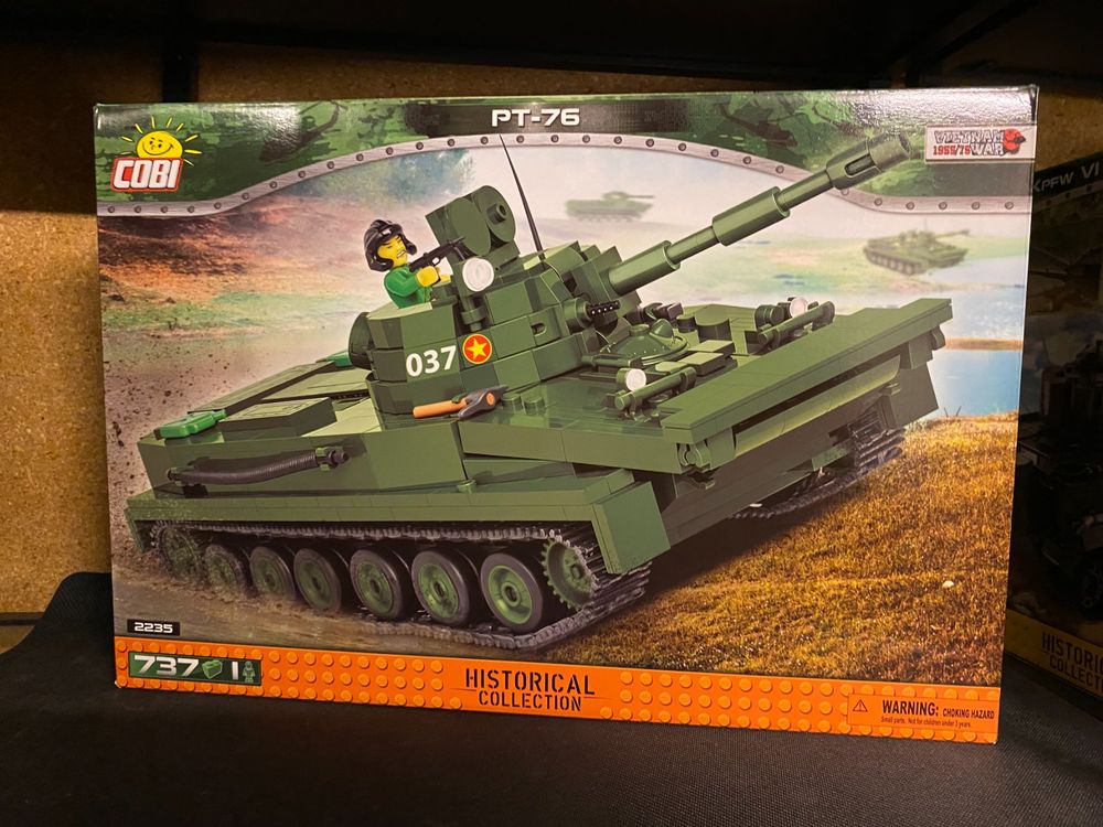 COBI 2235 PT-76, 737 Teile, Neu & ungeöffnet, Bausatz 👍 (Neu und ...