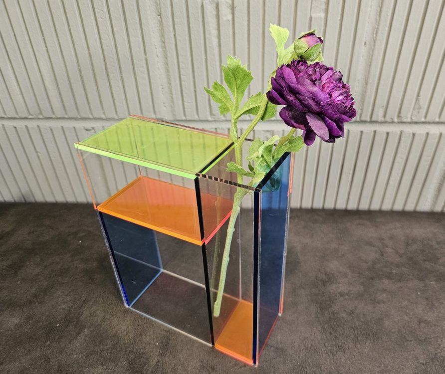 Mondri Vase PO-401, Piet Mondrian: Vase "Neon Mondrian" MoMa (Gebraucht ...