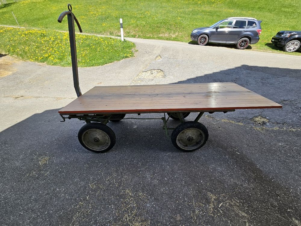 Robuster Handwagen mit Deichsel, Holzbrücke (Gebraucht) in Unteriberg ...