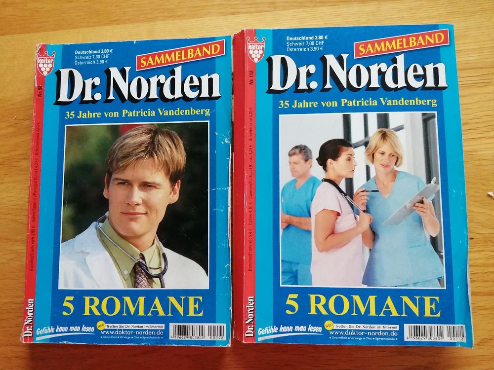 10 Dr. Norden Arzt-Liebesromane Patricia Vandenberg (Gebraucht) in ...