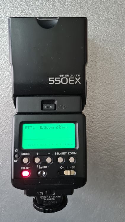 Canon speedlite 550EX Flash (Gebraucht) in Oftringen für CHF 21 – mit ...