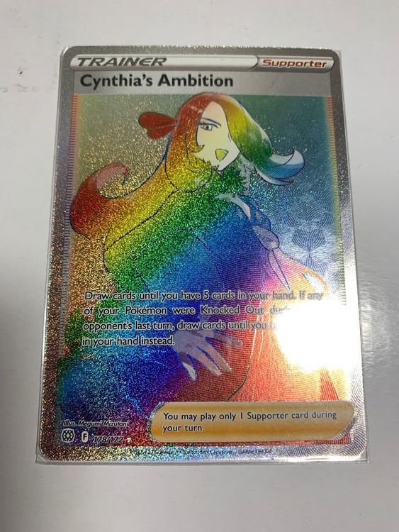 Pokemon Karte Cynthia Rainbow | Kaufen auf Ricardo
